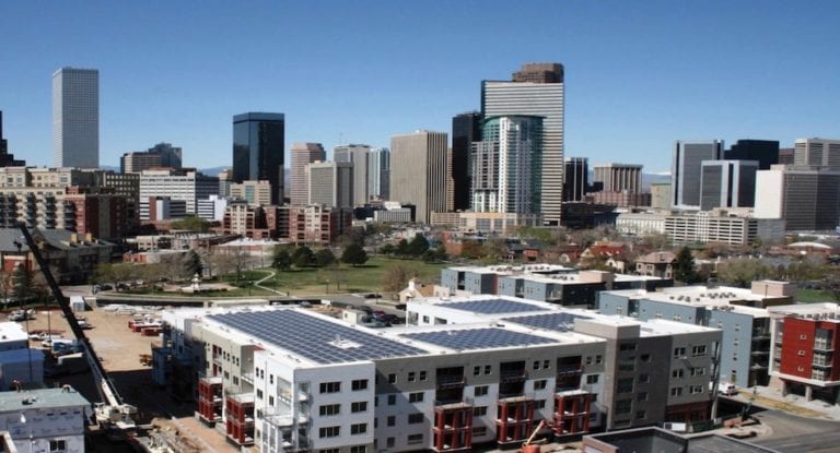 Solar power is cool and a good fit for a green roof in Denver