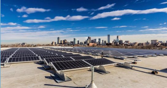Solar power is cool and a good fit for a green roof in Denver
